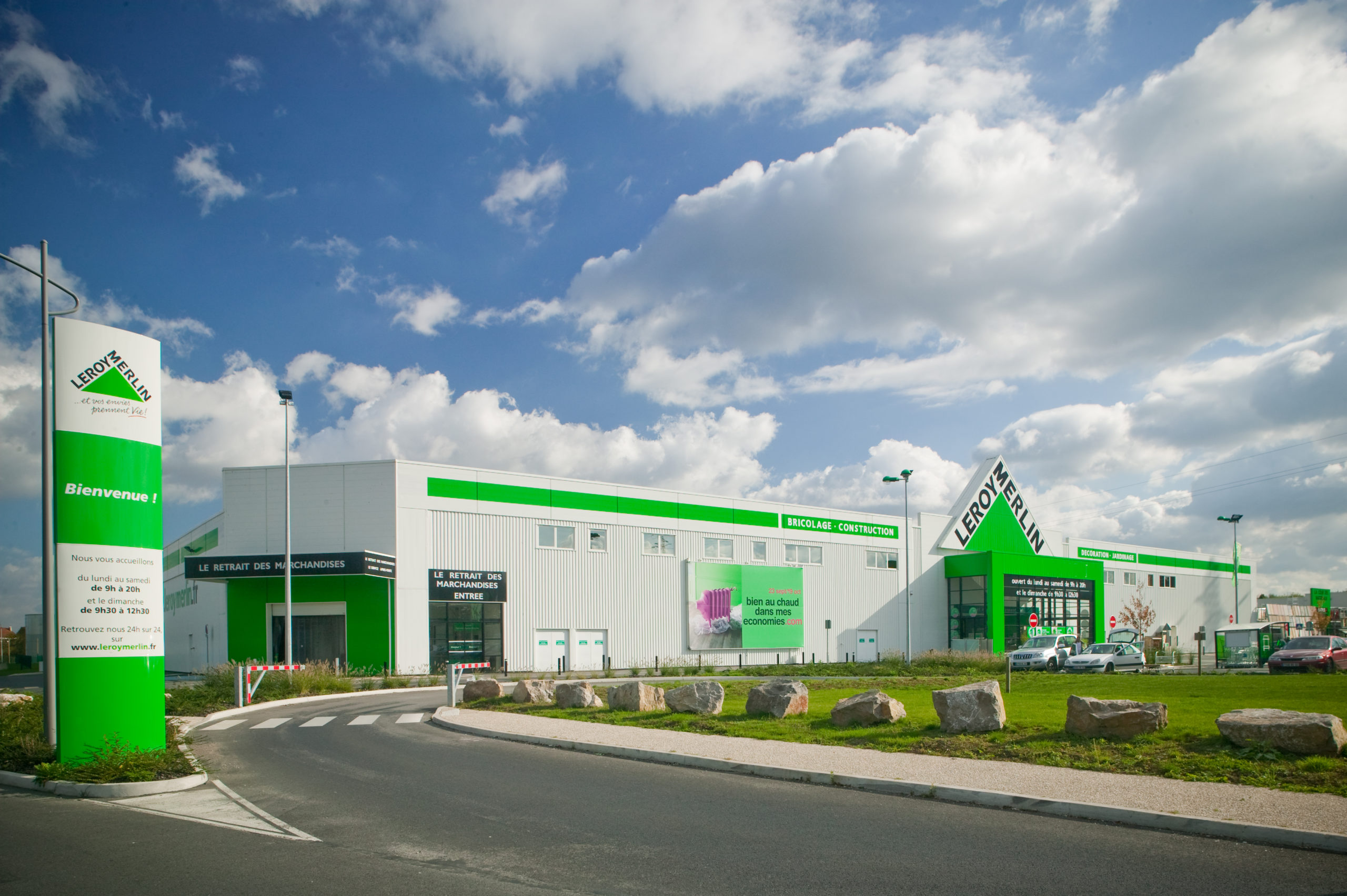 Magasin leroy merlin à Verquin - Moretti constructions